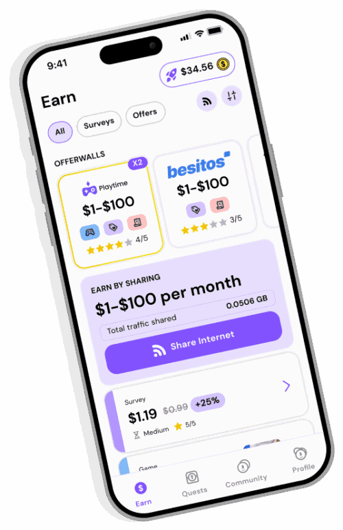 Guadagna senza sforzo con l'app definitiva per il reddito extra | Pawns.app