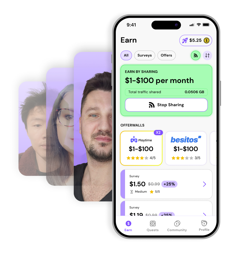 Meet the People Earning with Pawns.app